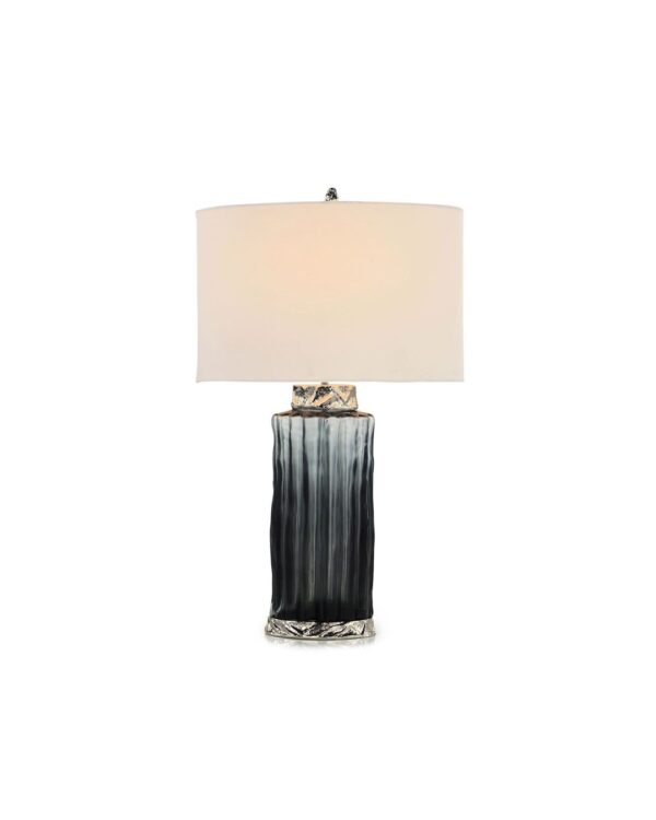 Fluted Glass Table Lamp - Grove Gallery & Interiors